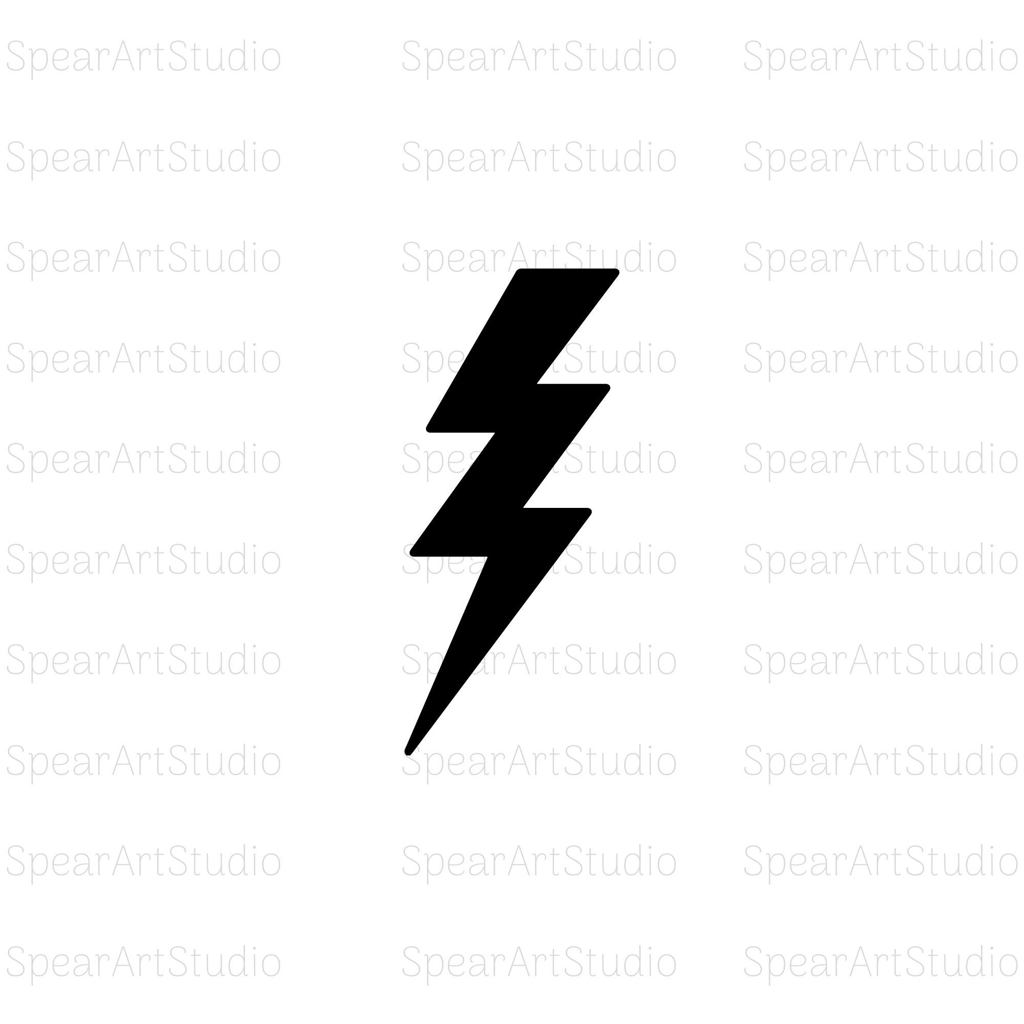 Lightning Bolt Svg, Thunder Shock SVG, Thunder Cut File, Lightning Cut ...