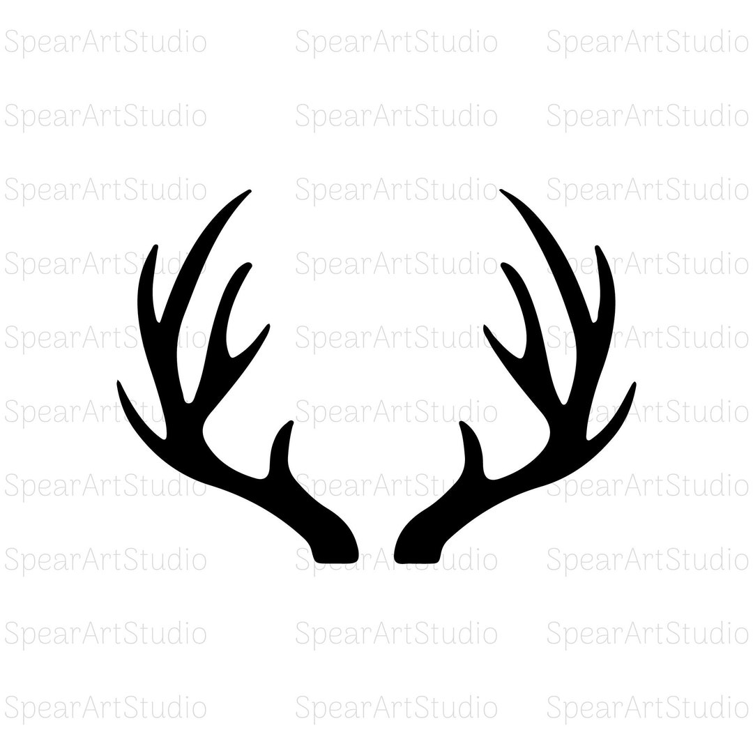 Reindeer Antlers Svg, Deer Antlers Svg. Vector Cut File for Cricut ...
