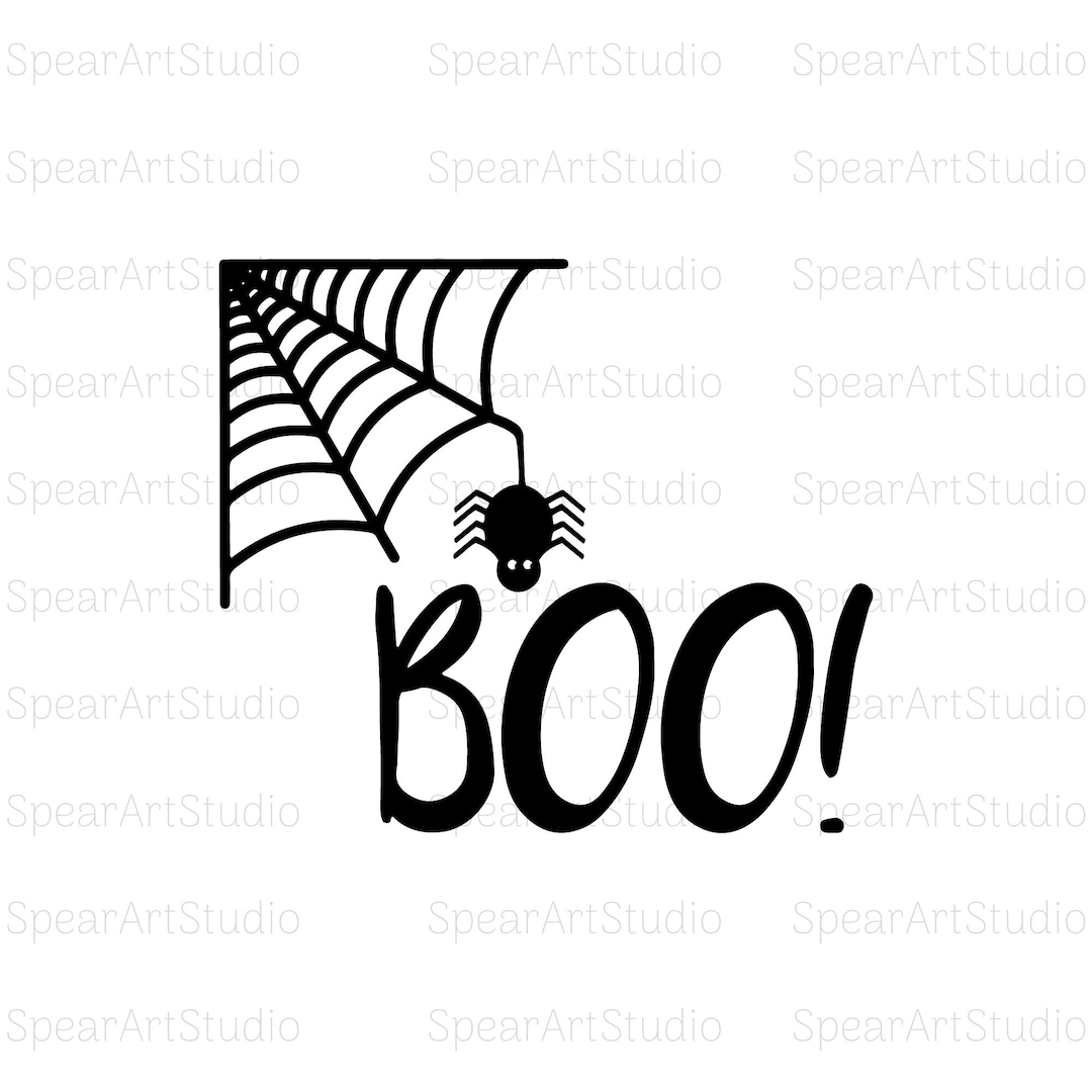 Boo Svg, Halloween SVG, Boo Silhouette Svg, Halloween Boo, Boo Ghost ...