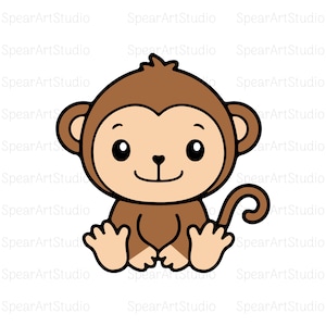 Buy Safari Animals Outline SVG Cute African Jungle Animal Cut File ...