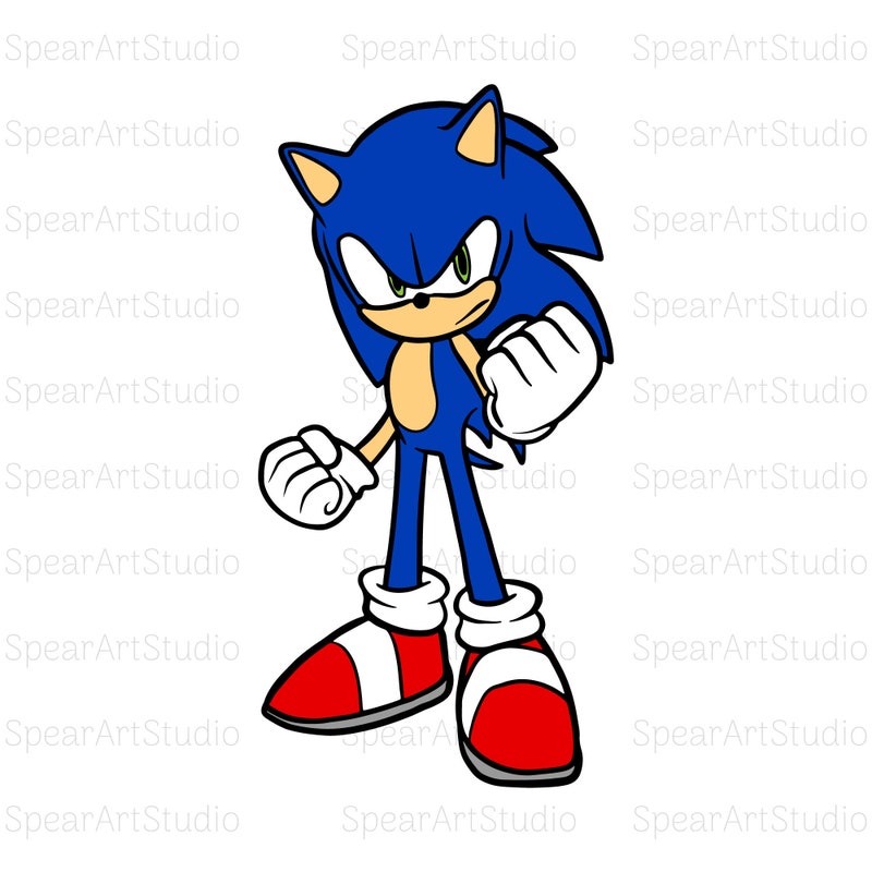 Sonic the Hedgehog Svg - Etsy