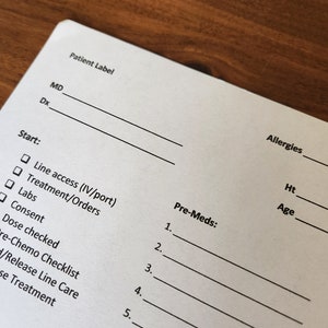 Infusion Report Sheet - Etsy