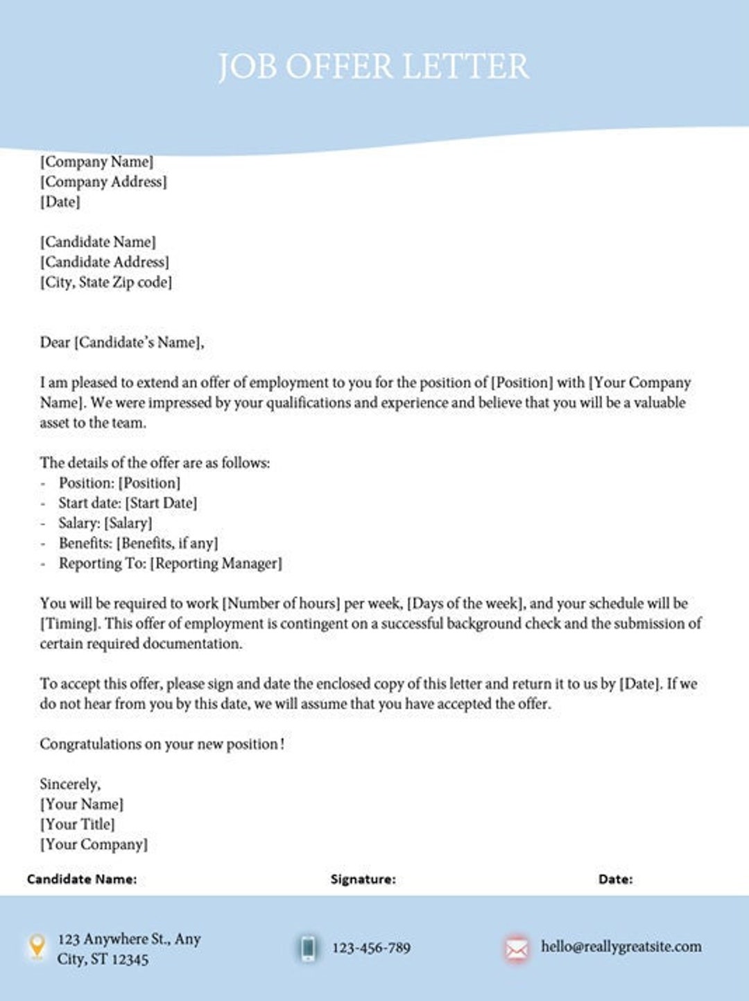 Job Offer Letter - Etsy