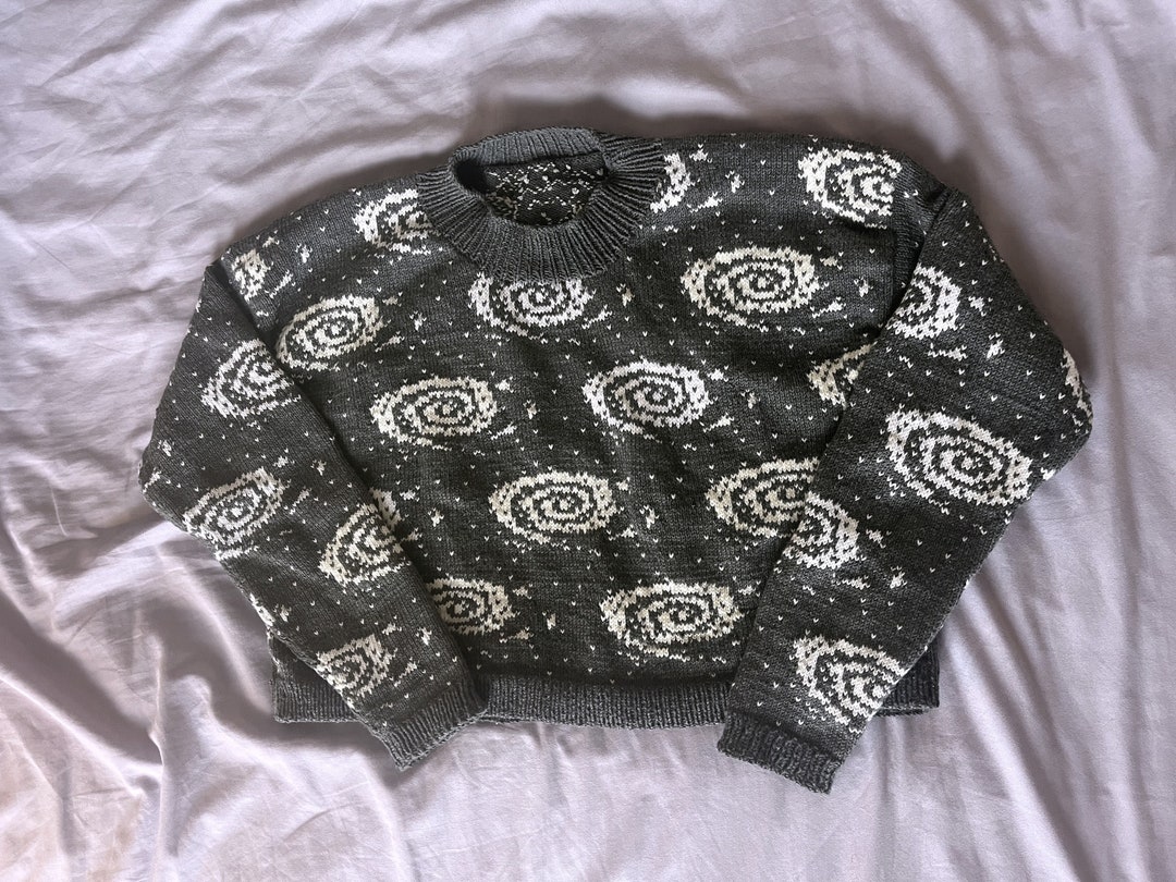 Knitting Pattern (S/M/L) Galaxy Sweater, Inspired by Eternal Sunshine ...