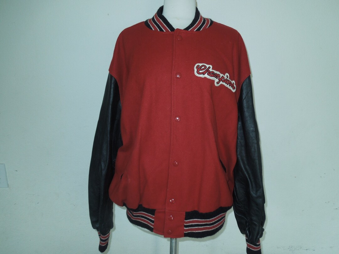 Vintage De LONG Letterman Wool Jacket Size XL - Etsy
