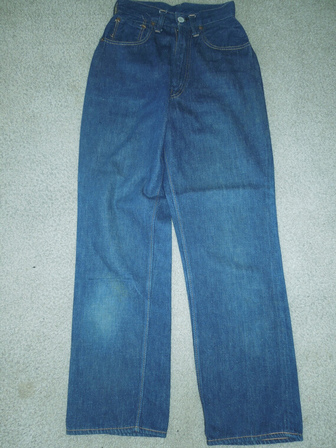 Vintage Levis Big e Rivets Women's Denim Jeans Reg Tag Made in USA Size ...
