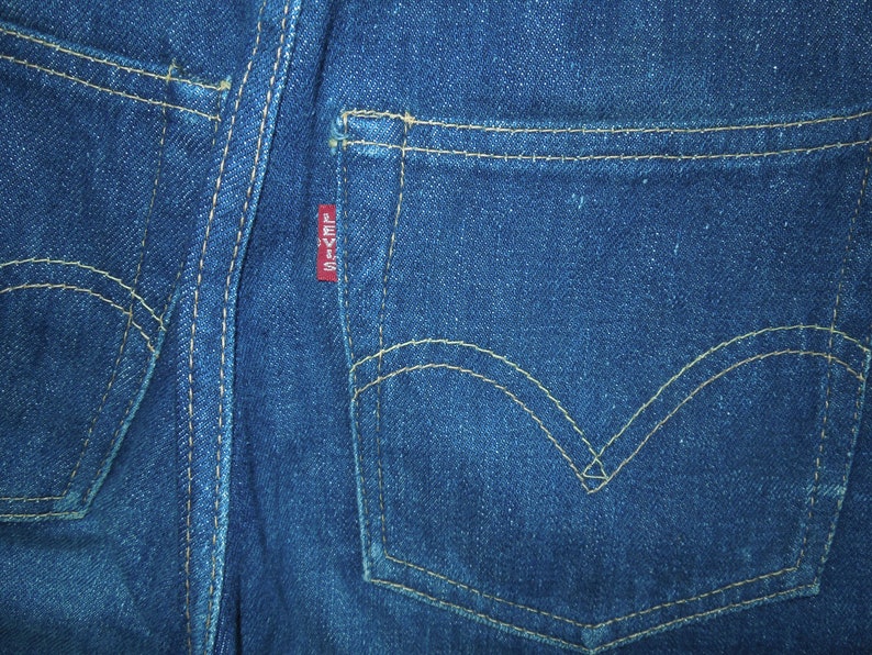 Vintage Levis Big e Rivets Women's Denim Jeans Reg Tag Made in USA Size ...