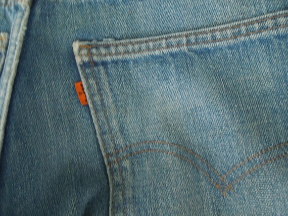 Vintage Bell Bottom 646 Levis Destroyed Denim Jeans O… - Gem