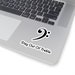 Bass Clef Sticker, Funny Bass Guitar Sticker, Gift for Musician ...