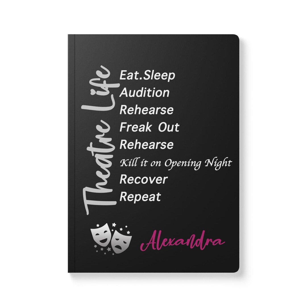 Personalized Theater Life Journal, Theater Gifts, , Broadway Lovers ...
