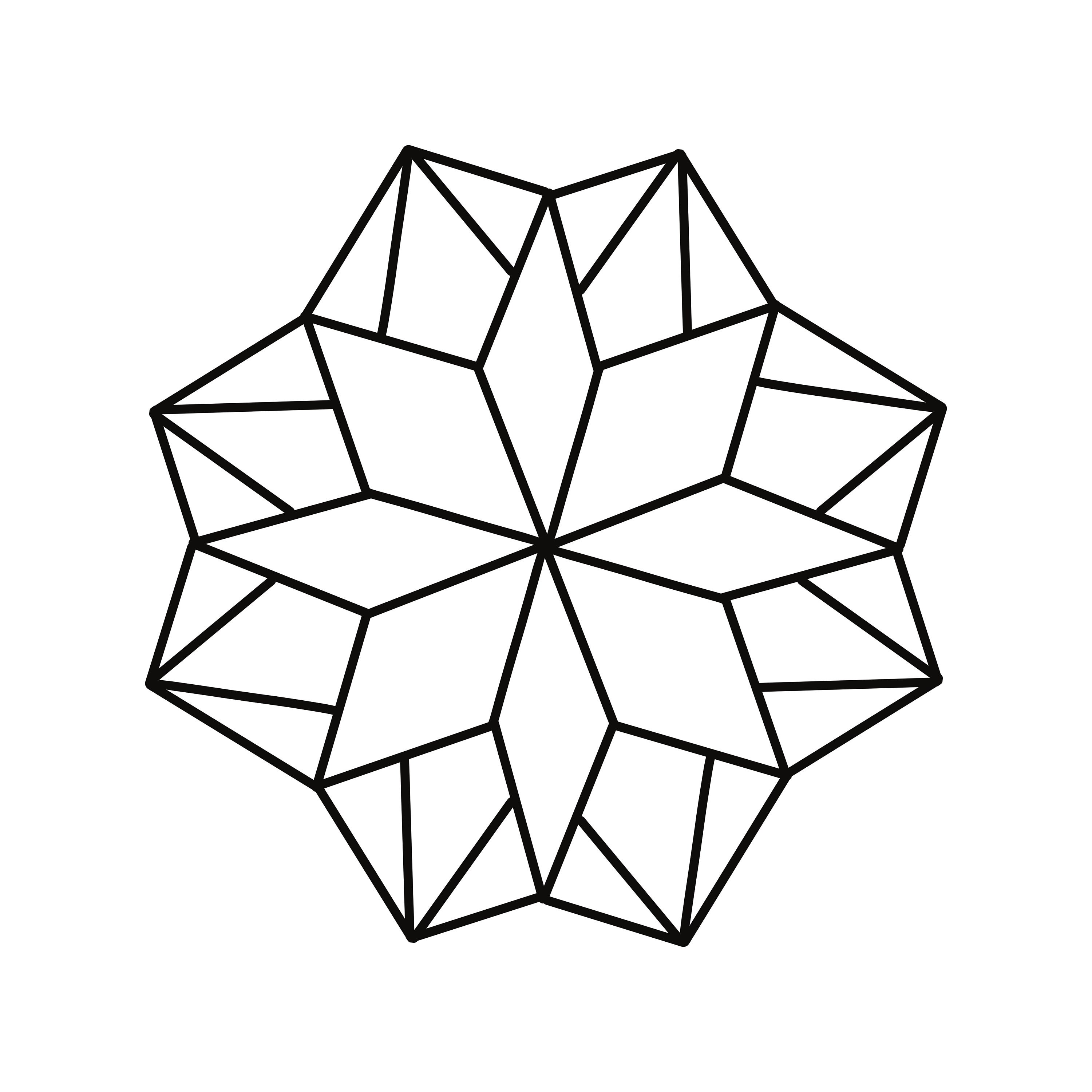 Hand Drawn Star Mandala - Etsy