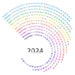 2024 Printable Calendar Swirl Design 2024 Wall Calendar 2024 Calendar ...