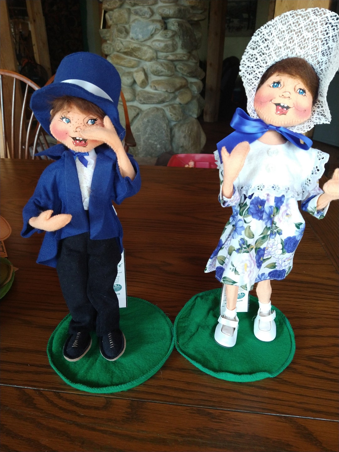 Annalee Boy and Girl Set Blue 8" - Etsy