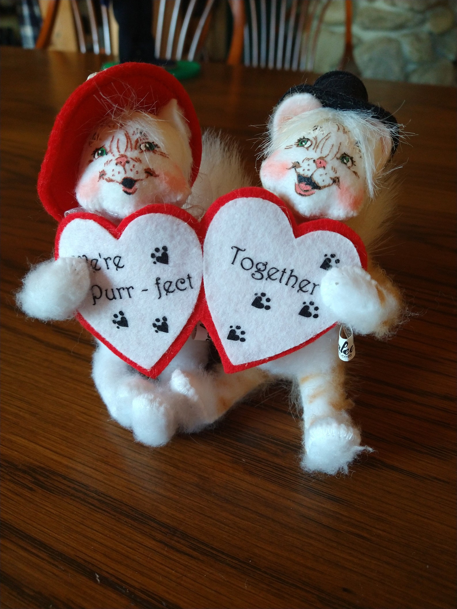 Annalee Vintage Valentine's Day Cats - Etsy