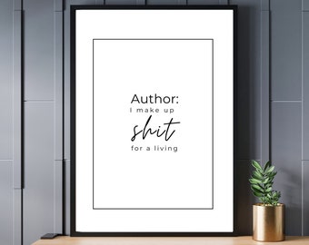 Keep Writing Digital Art Print | Downloadable | Wall Decor | Wall Art ...