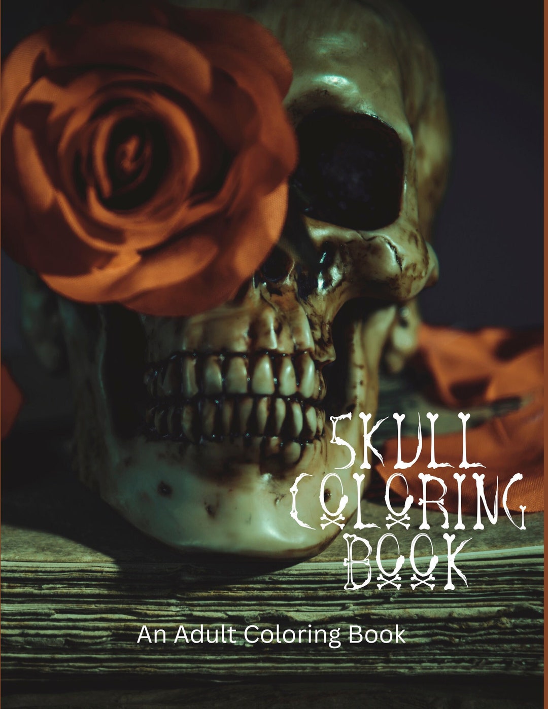 Skulls Coloring Book an Adult Coloring Book - Etsy