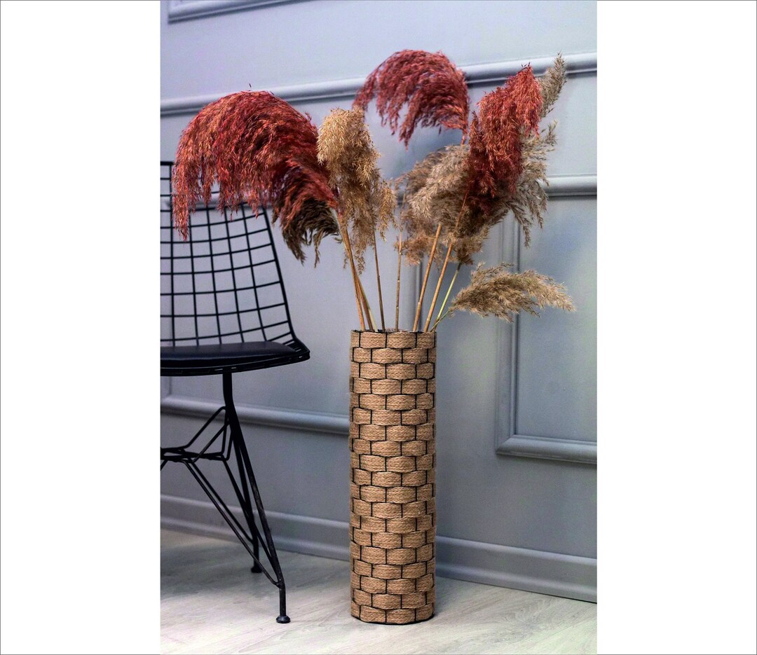 Metal Wire Mesh Vase Rustic and Chic Design - Etsy