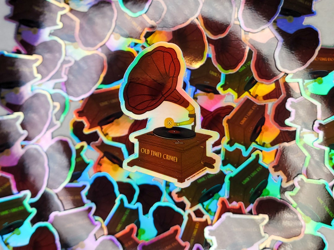 Old Timey Crimey Sticker - Etsy