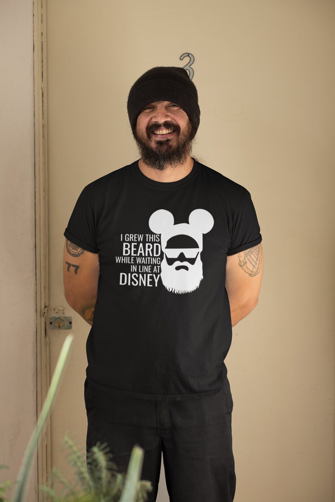 I Grew This Beard in Line at Disney, Men's Disney Shirts, Disney Beard ...