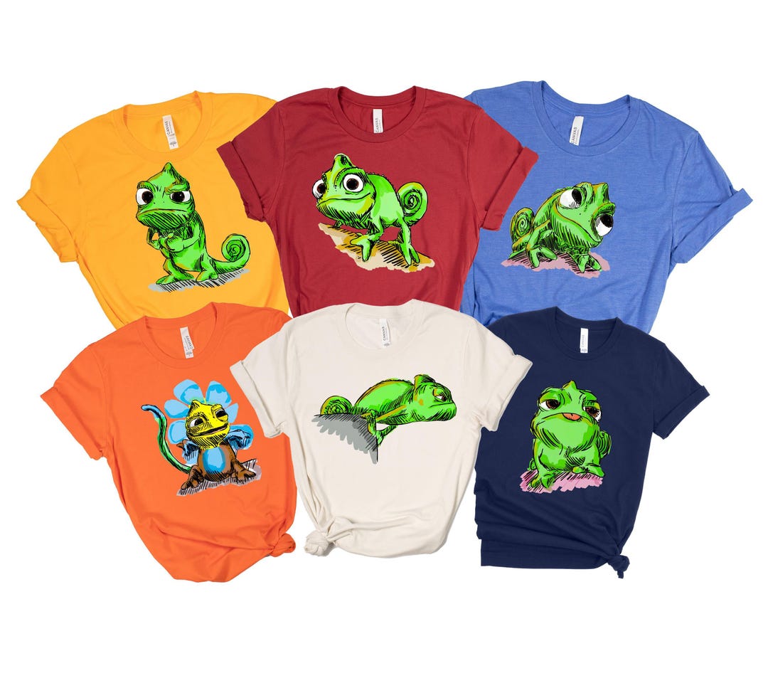Disney Tangled Pascal Sketch T-shirt, Disney Group Shirt, Rapunzel ...