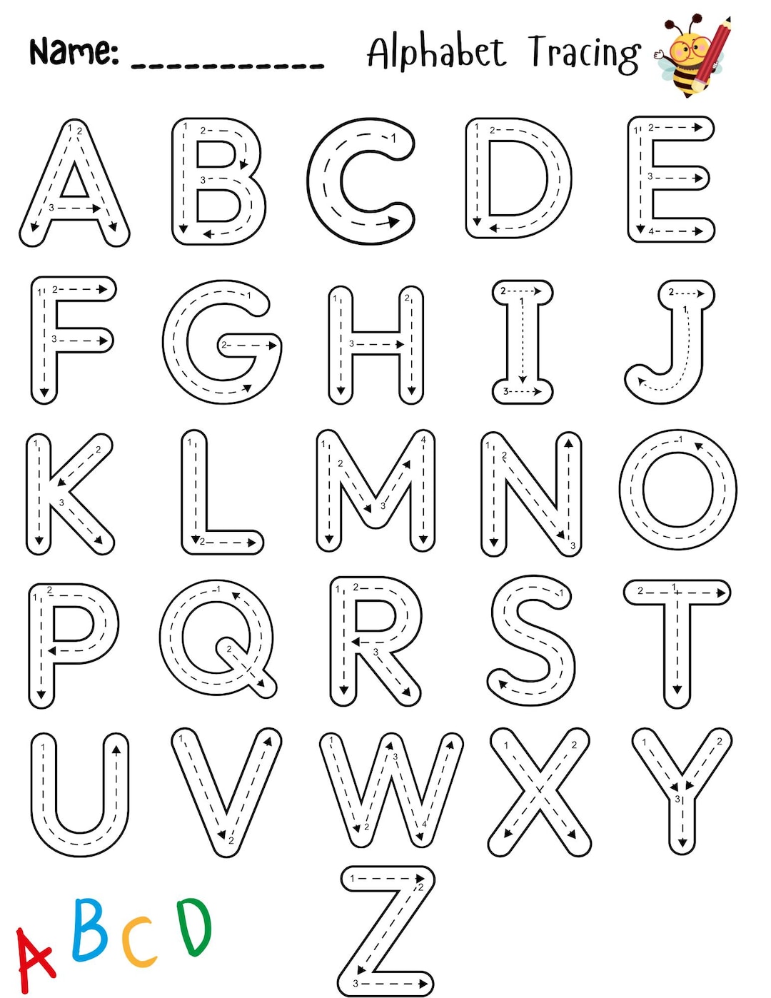 Preschool Worksheets Bundle: Letters, Numbers, Shapes, Objects, and ...