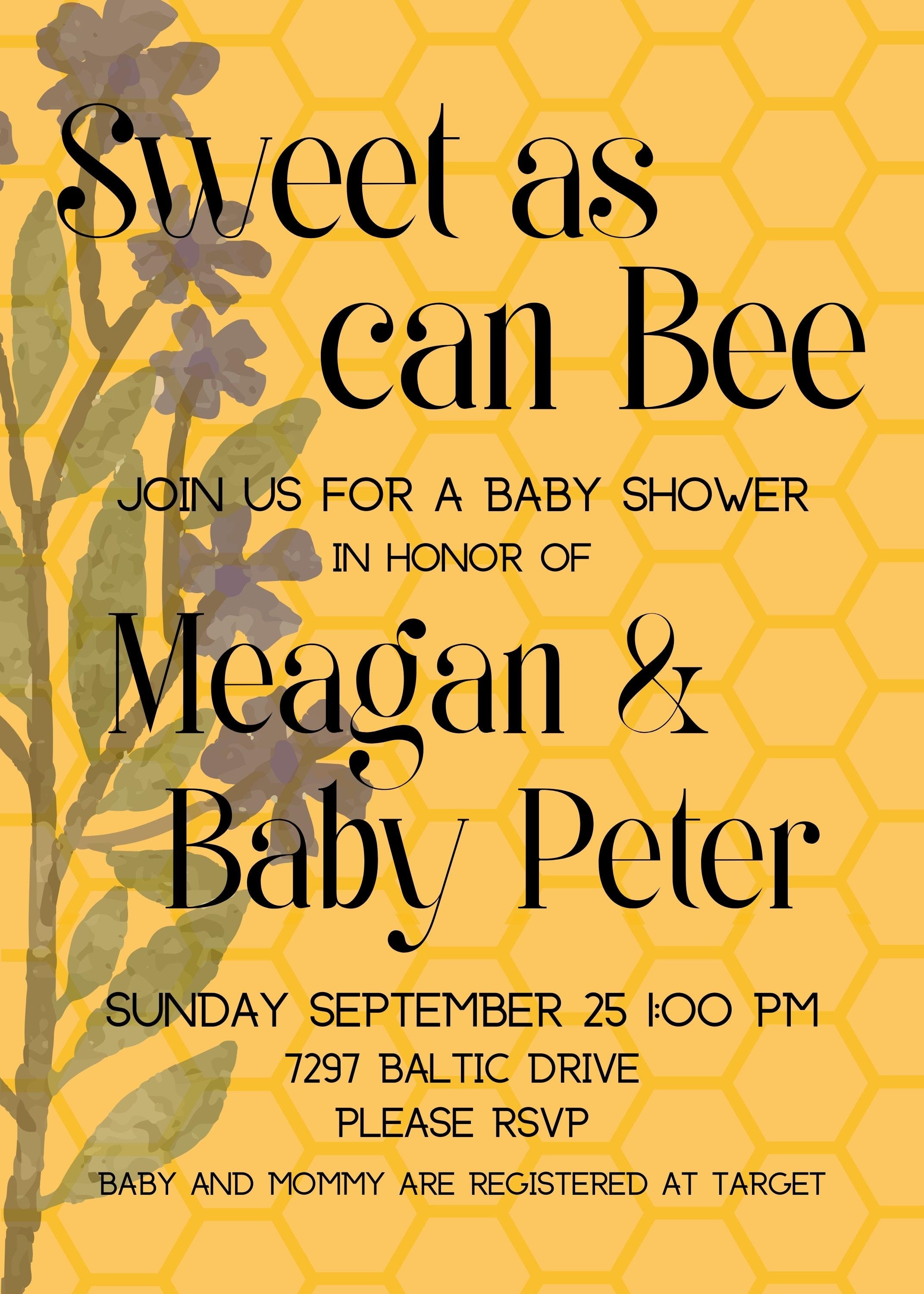 Fully Custom Baby Shower Invitation - Etsy