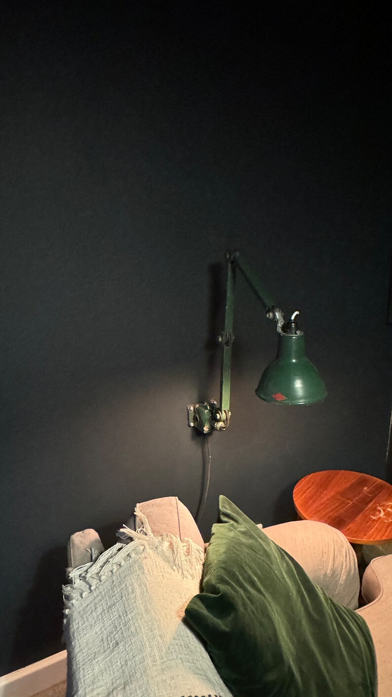 Articulated Green Machinist Lamp Vintage 1950s. Made by EDL. - Etsy