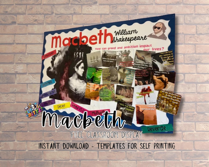 Macbeth Display - Etsy UK