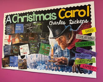 A Christmas Carol Plot Timeline English Literature Revision Digital ...