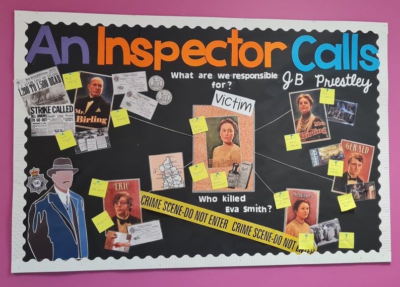 An Inspector Calls Classroom Display - Etsy UK