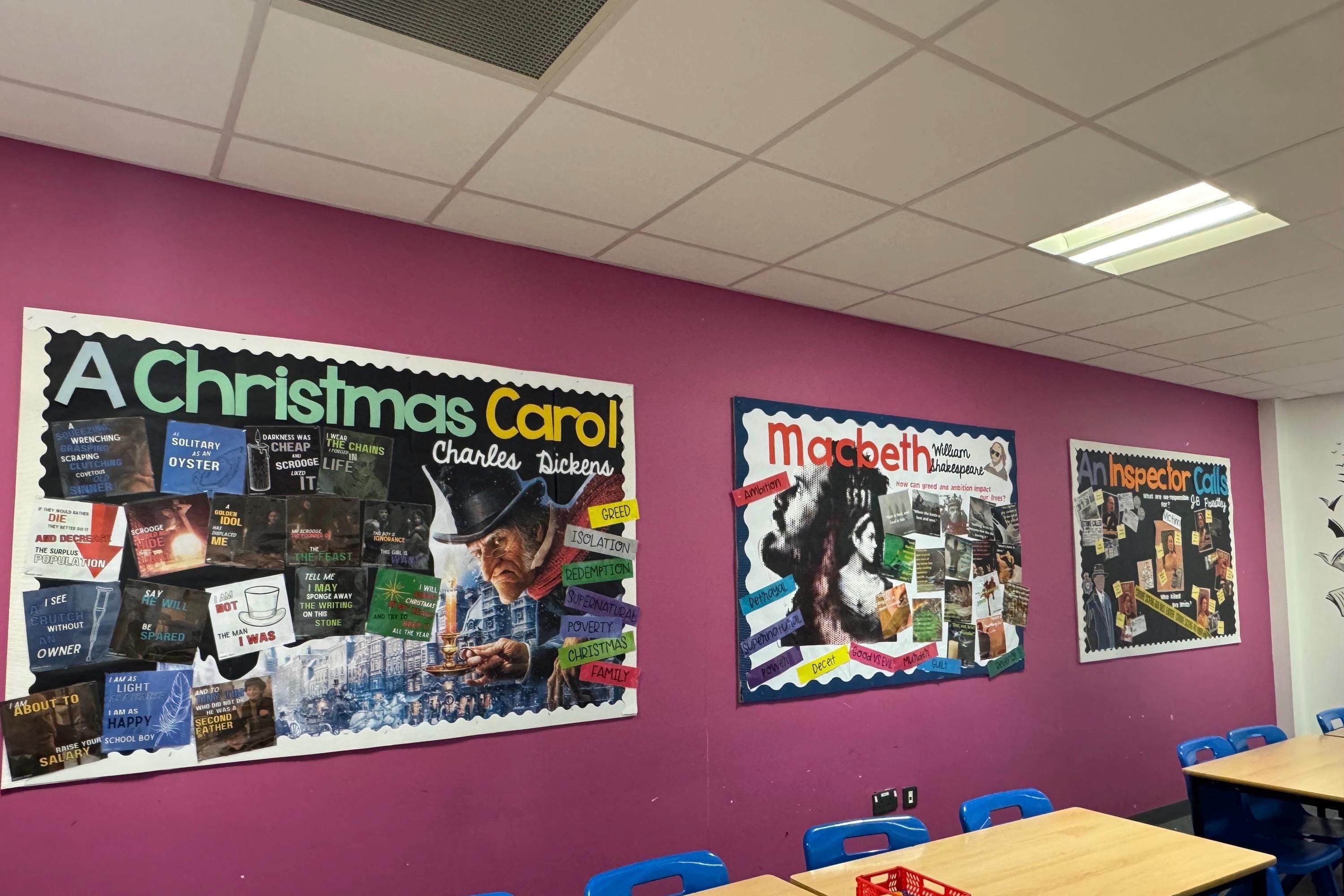 A Christmas Carol Bulletin Board Ideas Photos | Veterans' Memorial