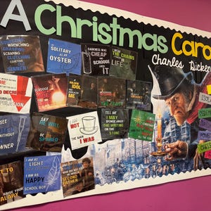 A Christmas Carol Classroom Display - Etsy