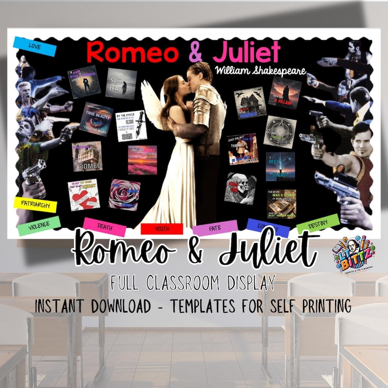 Romeo Juliet Poster - Etsy UK