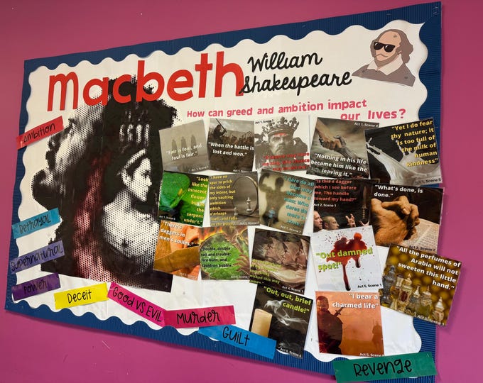 Macbeth Display - Etsy UK