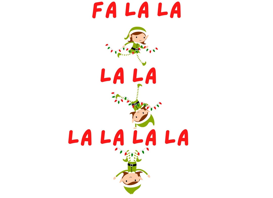 Fa La La- Png Digital File - Etsy