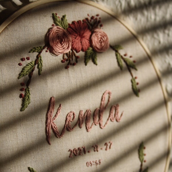 Floral Hand Embroidery - Etsy