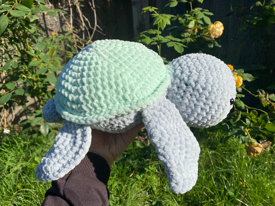 Mini Crochet Turtle made to Order - Etsy