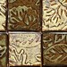 2" X 2" Mosaic Green Tile Set of 16 for Crafting, Bathroom Tiles ...