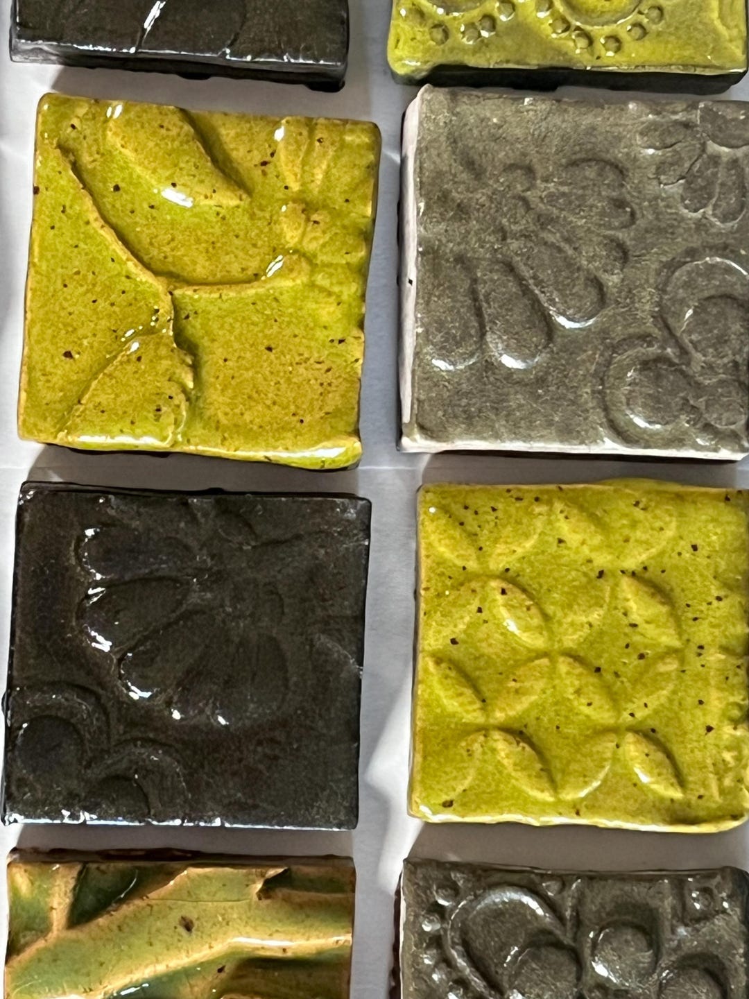 1.5 X 1.5 Mosaic Tile Set of 42 for Crafting, Bathroom Tiles, Fireplace ...