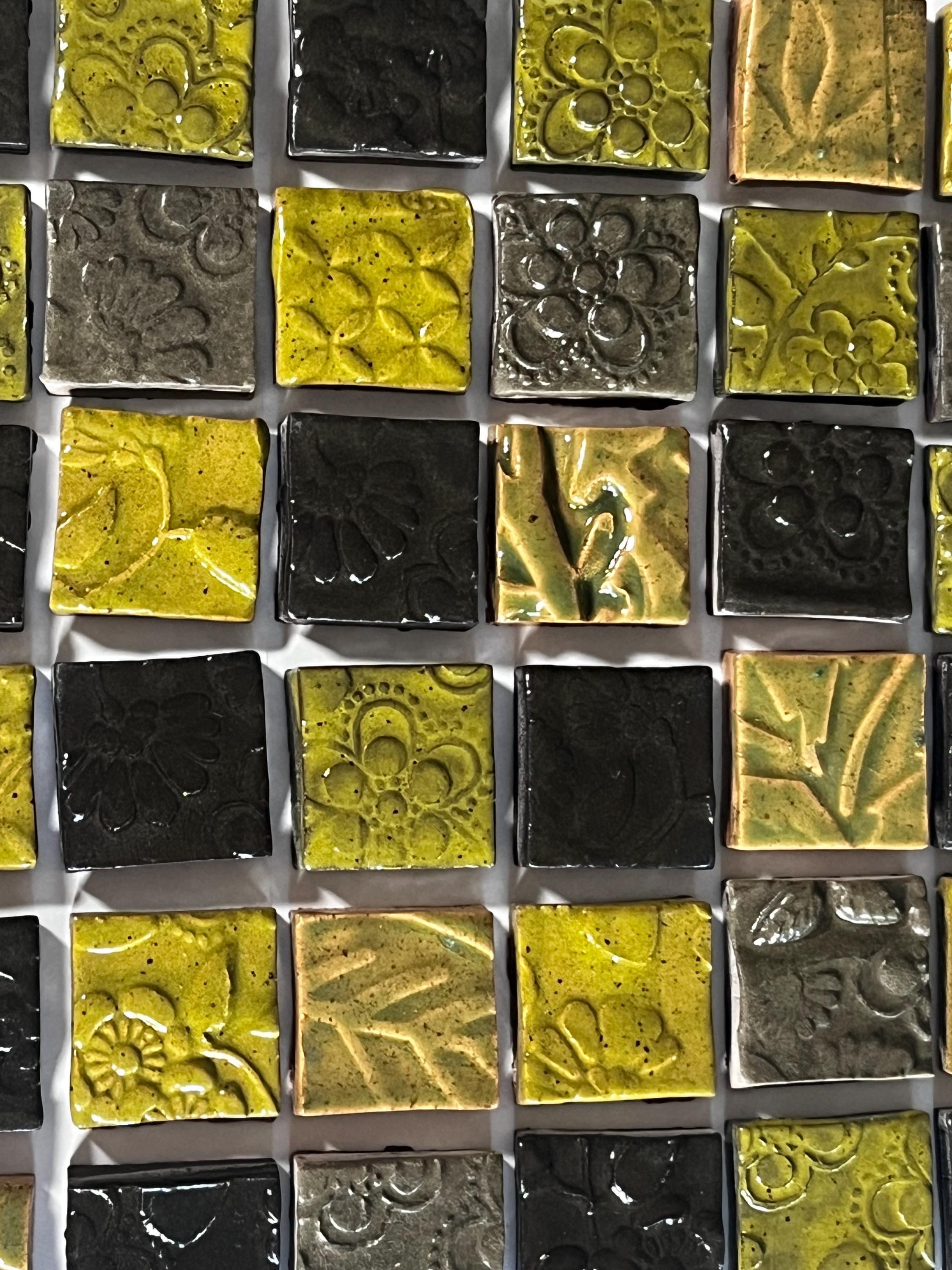 1.5 X 1.5 Mosaic Tile Set of 42 for Crafting, Bathroom Tiles, Fireplace ...