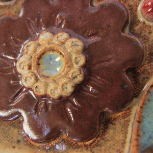 Handmade Flower Tile, Ceramic Flower Tiles, Bathroom Tiles, Fireplace ...