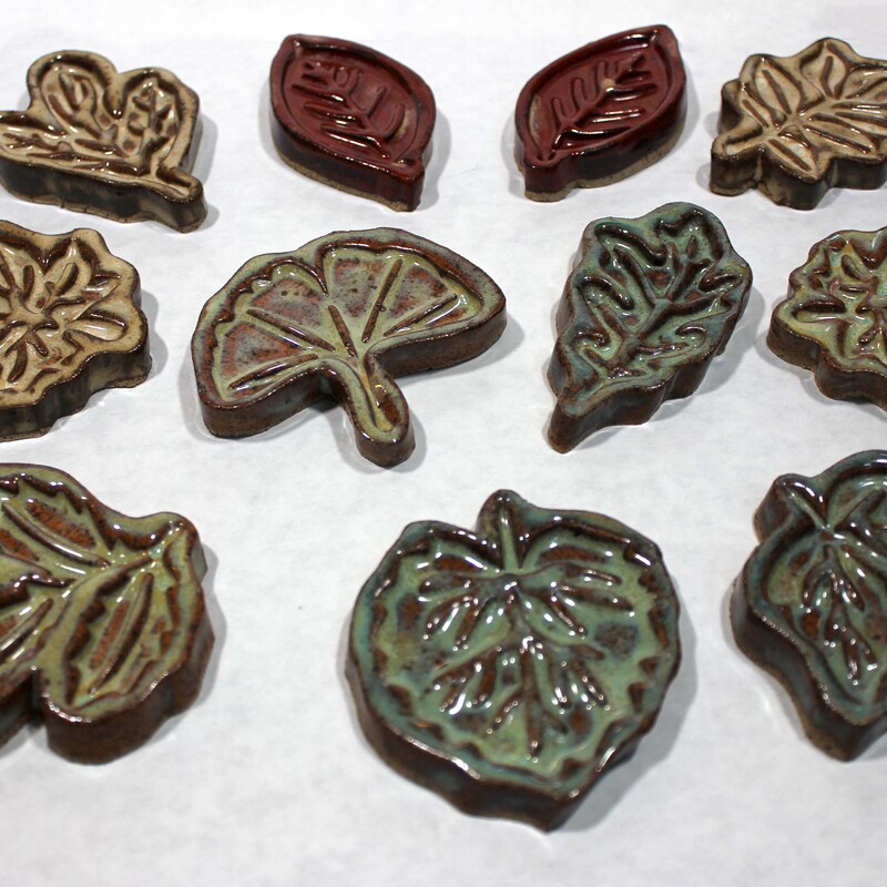 Leaf Tiles - Etsy
