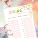 Printable Spring Abcs Alphabet Game Spring Activity for Kids and Adults ...