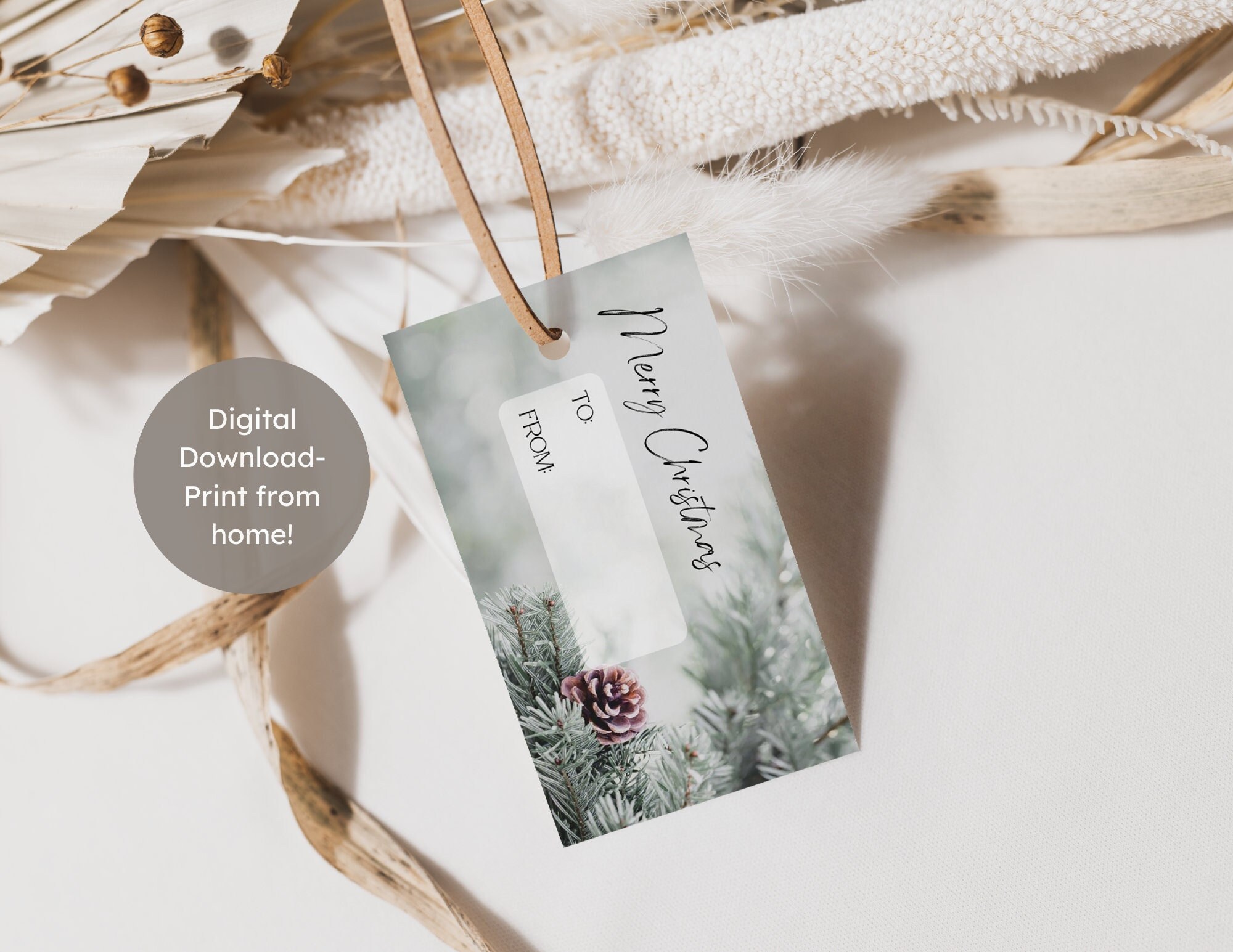 Christmas Tree Gift Tags Printable, Christmas Gift Tag Download ...