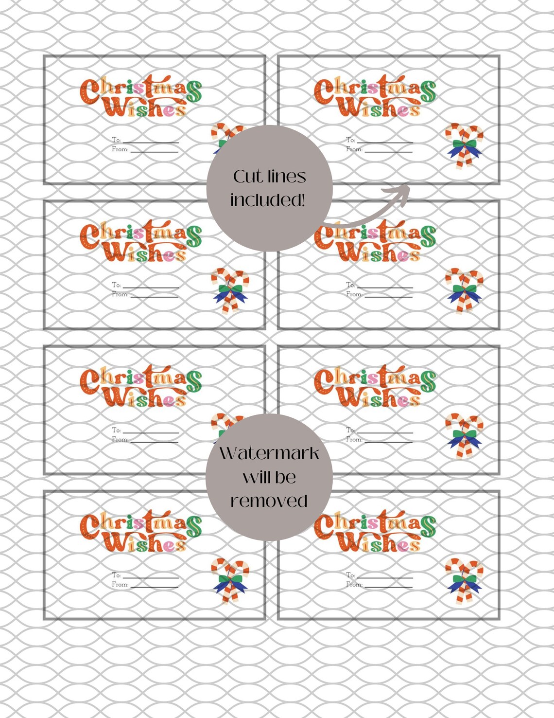 Printable Christmas Wishes Gift Tags, Christmas Gift Tags Printable ...