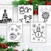 Printable Christmas Coloring Pages for Kids, 25 Coloring Pages for ...