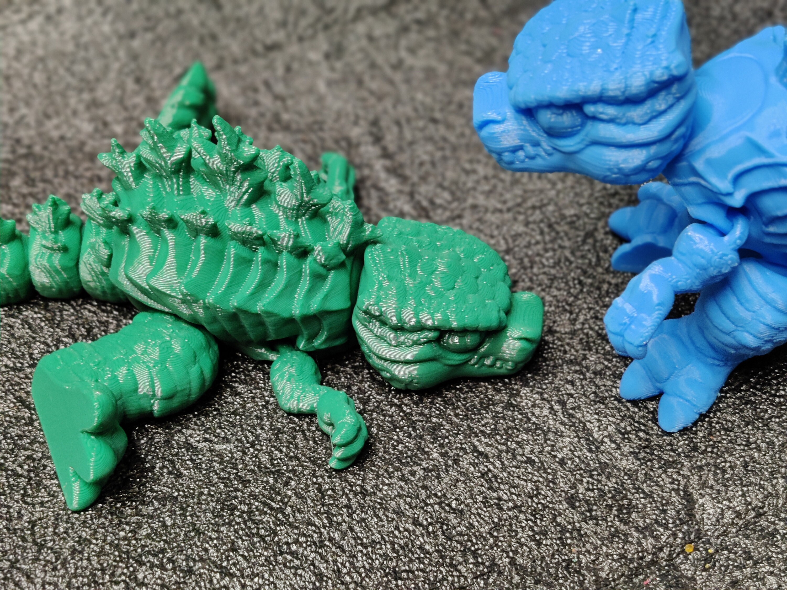 Flexi Godzilla Articulated Fidget Toy - Etsy