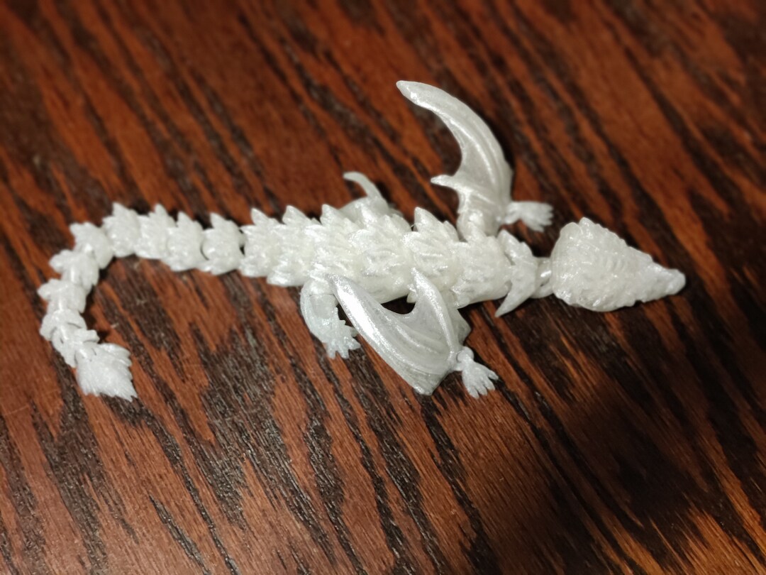 Articulated Dragon 3d Printed Fidget Flexi Toy. - Etsy