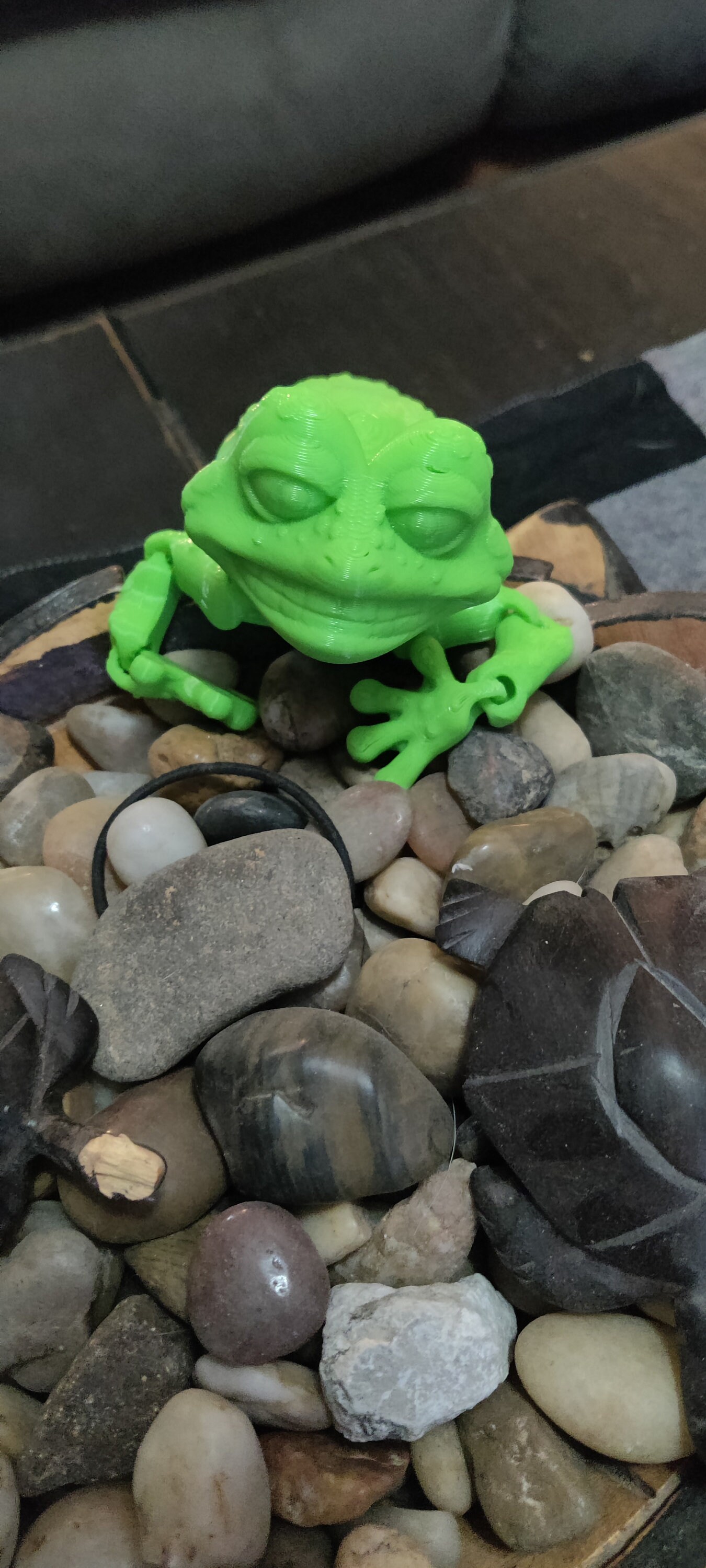 Articulated Flexible Smiling Frog Fidget Toy - Etsy