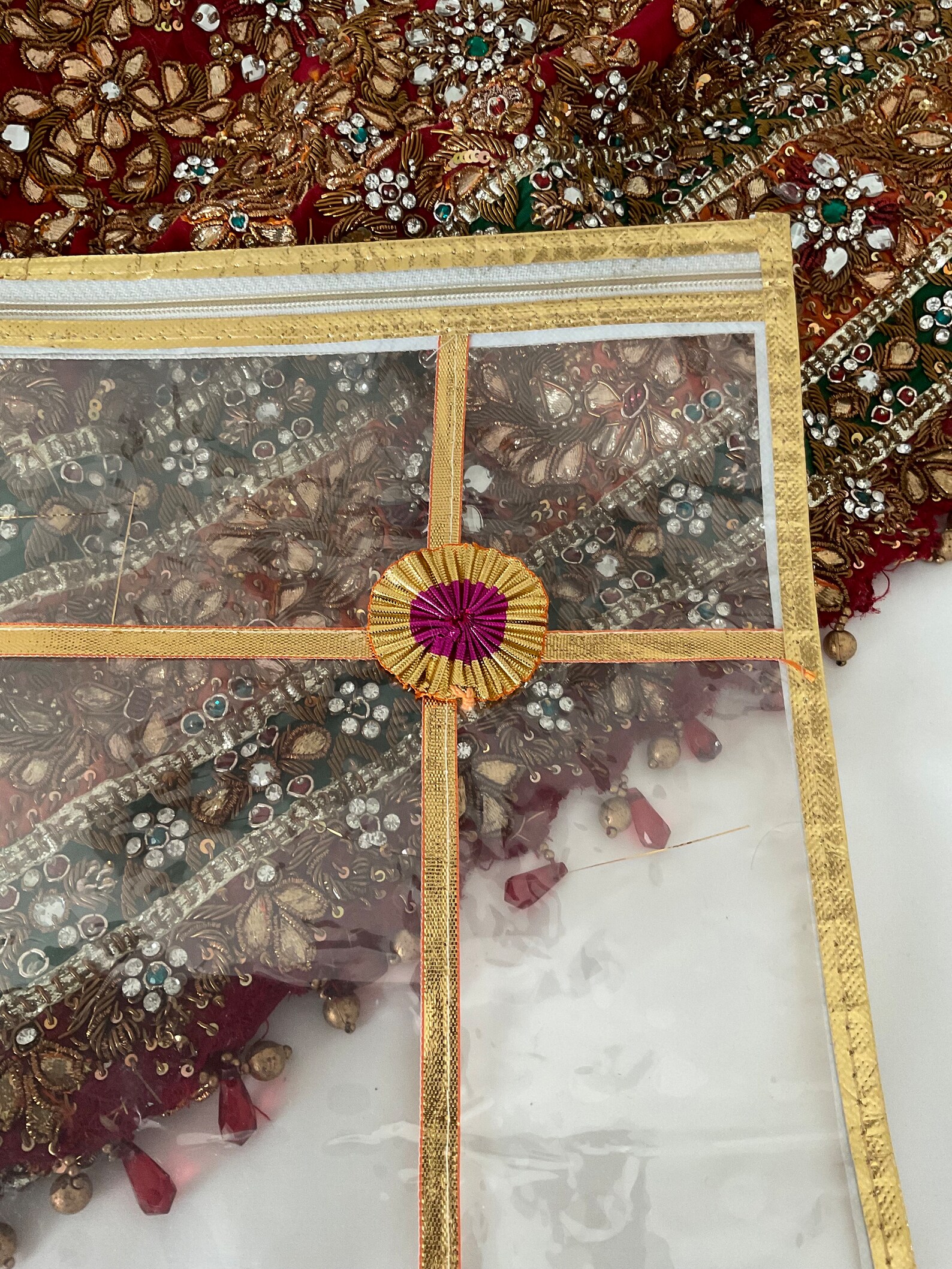 Sari Bags, Saree Cover, Dress Keeping Plastic Tissue Cloth Bag, Sari ...